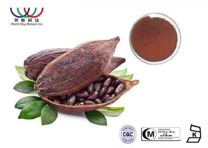 Natural Cocoa Bean Extract Powder 40% Polyphenols Combat Cardiovascular ...